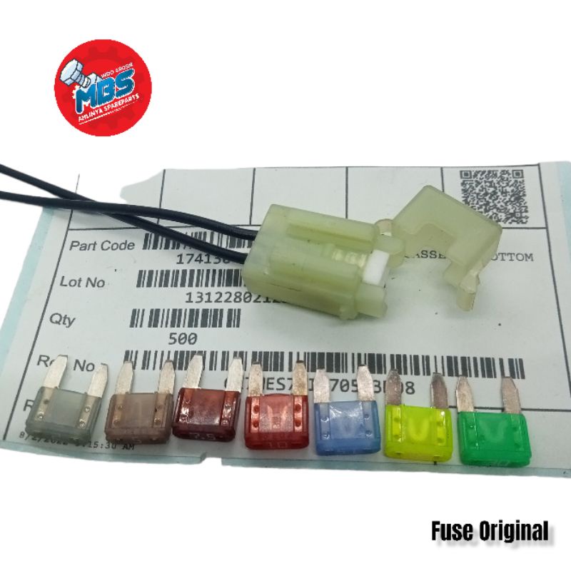 Jual FUSE BOX SIKRING ORI DAN SIKRING 2A 5A 7,5A 10A 15A 20A 30A ...
