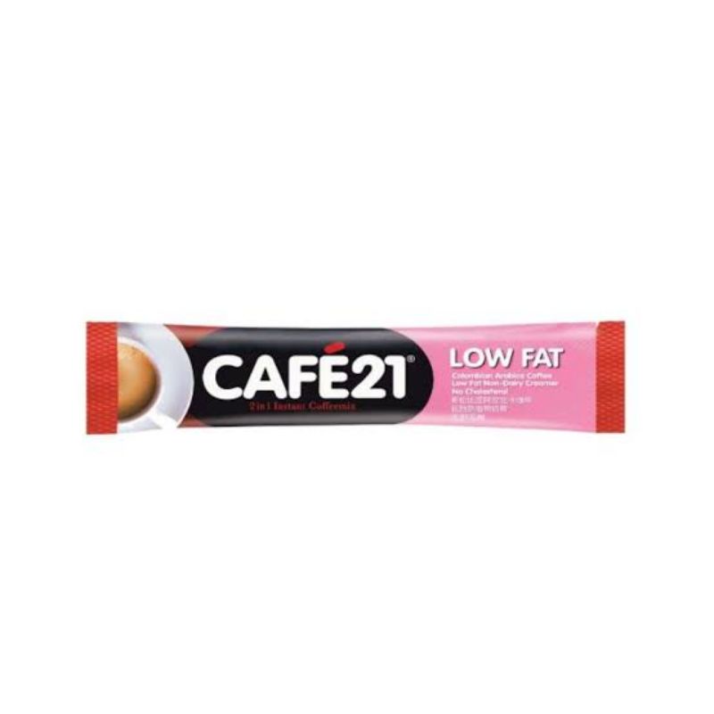 Jual Cafe 21 Instant Coffee Mix 2 in 1 Kopi Sachet - Original / Low Fat ...