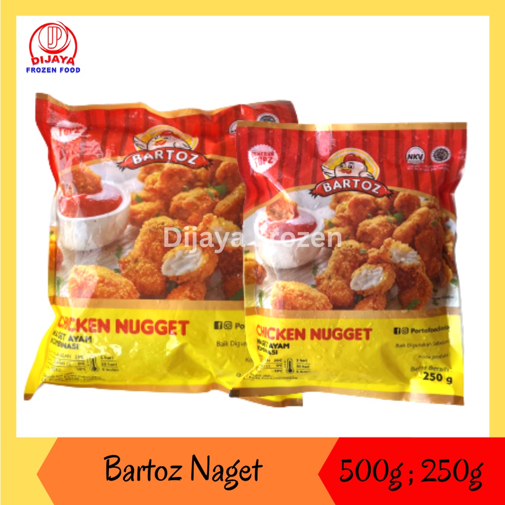 Jual Bartoz Nugget Ayam 250g dan 500g | Shopee Indonesia