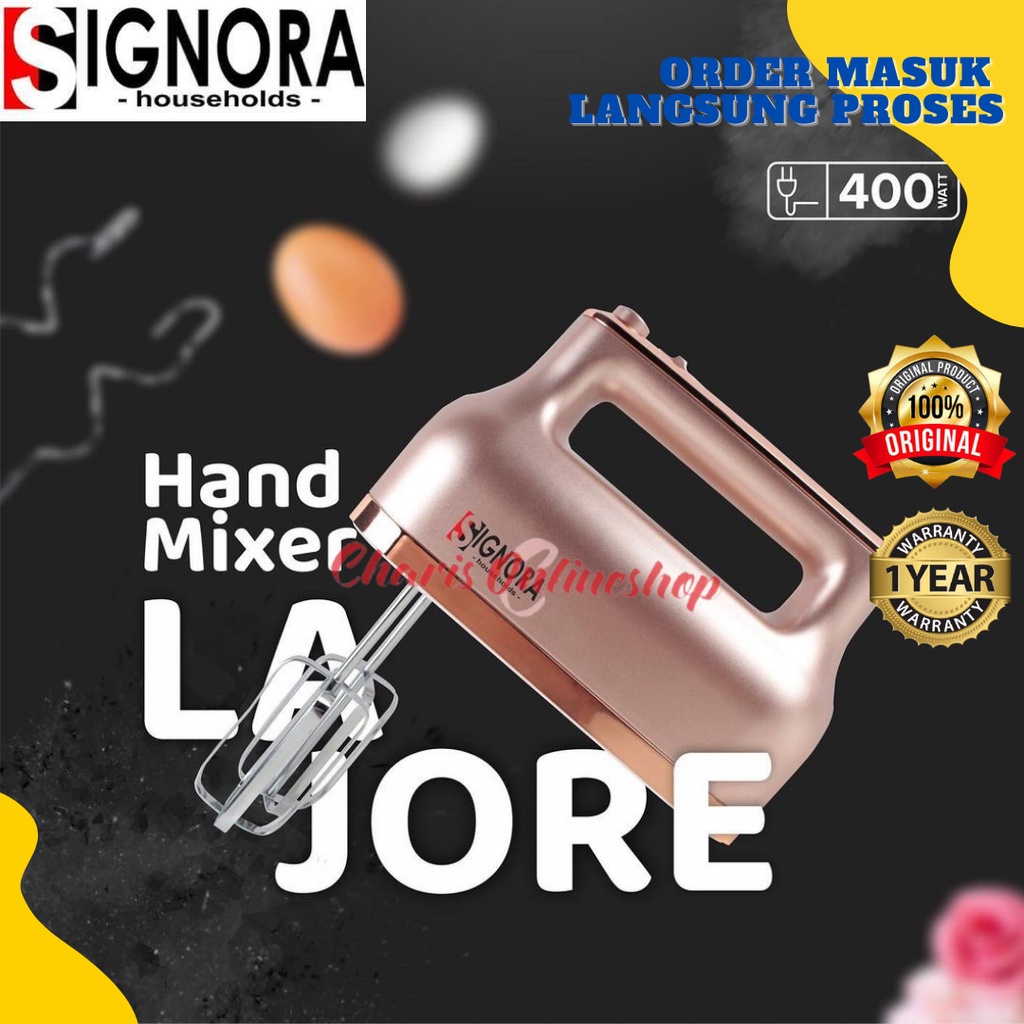Jual SIGNORA | Hand Mixer La Jore [AGEN RESMI JAKARTA] | Shopee Indonesia