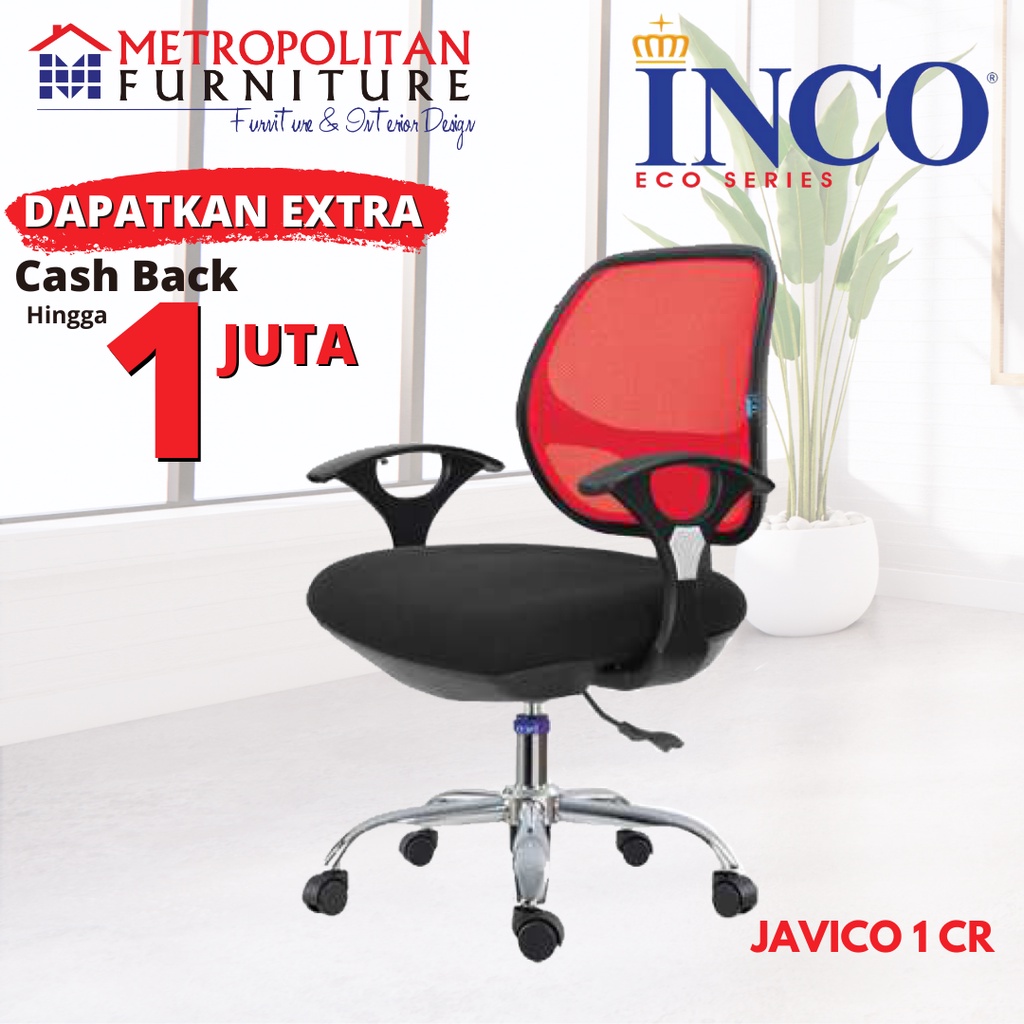 Jual Kursi Kantor Indachi Inco Bangku Kerja Office Chair Javico I ...