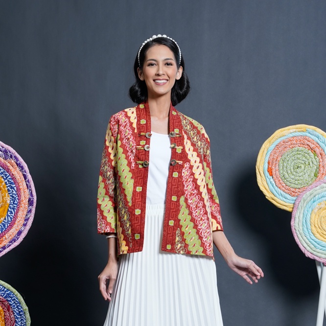 Jual NONA RARA - Jesse Permen T2007, Baju Batik Kasual Modern | Shopee ...