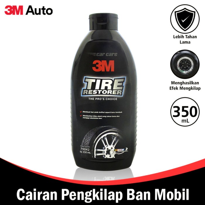 Jual 3M Auto Cairan Semir Pengkilap Ban Mobil Tire Restorer Polish 3M-79042 | Shopee Indonesia