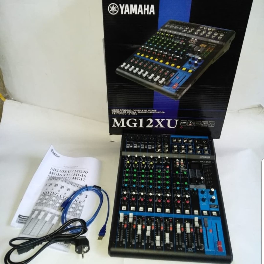 Jual mixer yamaha mg 12xu/mg12 xu ( 12 channel ) | Shopee Indonesia