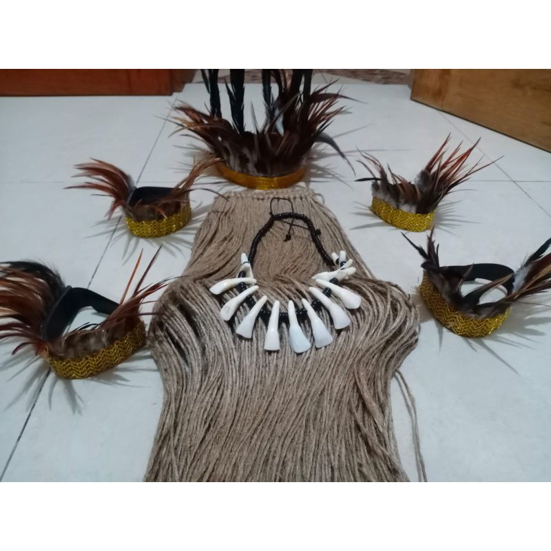 Jual BAJU ADAT PAPUA RUMBAI GONI DAN AKSESORIS UNTUK ANAK DAN DEWASA ...
