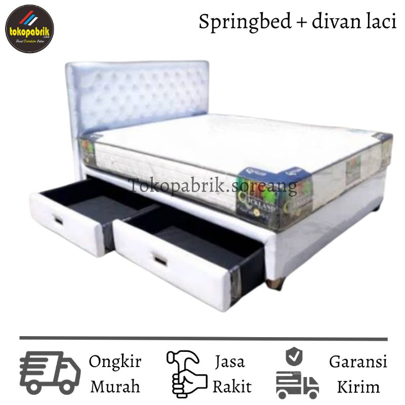 Jual Bed Set Divan Laci Dan Springbed Bed Set Divan Kasur Murah Bandung ...