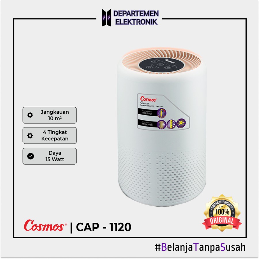 Jual Cosmos Air Purifier CAP-1120 / Penjernih Udara Dengan UVC | Shopee ...