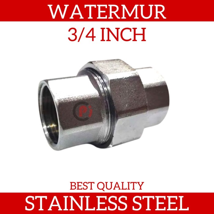 Jual Watermoor Watermur Moor Pipa Ukuran 3/4 Inch Bahan Stainless Steel ...