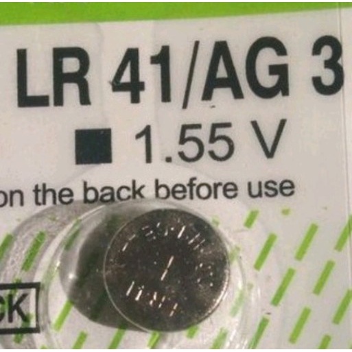 Jual Baterai LR41/AG3 Batery LR 41/ AG 3 Baterai (Biasa untuk Termometer, Jam DLL) per pcs ...