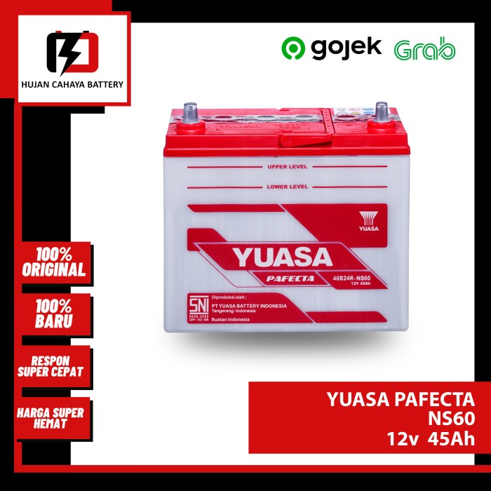 Jual Aki Mobil Yuasa Pafecta Ns60 / Ns-60 / Ns 60 - Aki Toyota Avanza Kode 012 | Shopee Indonesia