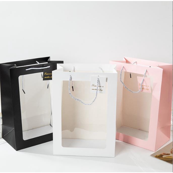 Jual (25x15x35cm / 30x20x48cm) Paper Bag Buket Bunga / Gift Bag ...