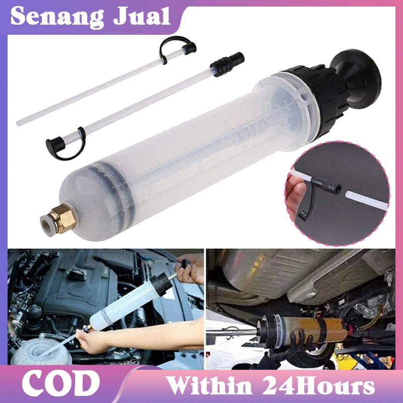 Jual 200CC Oil Fluid Extractor / Fluid Syringe Pump / Pompa Oli Manual ...