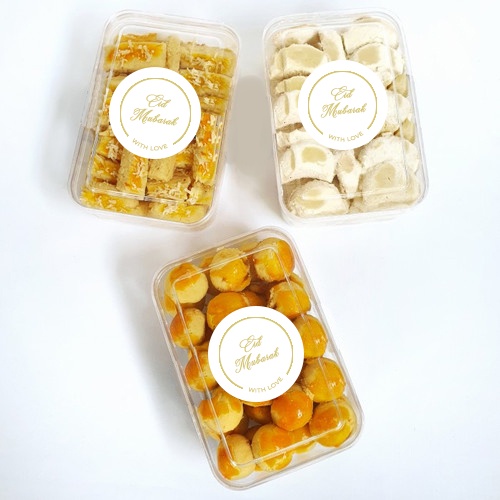 Jual Stiker label bulat 4cm cookies kue kering idul fitri ramadan ...