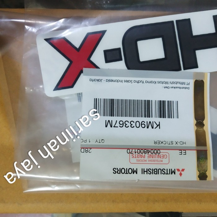 Jual stiker sticker hdx mitsubishi l200 strada triton kikinina8382 ...
