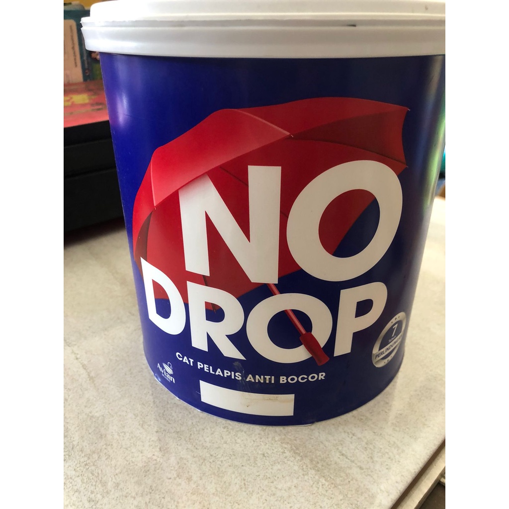 Jual Nodrop No Drop Cat Tembok Anti Bocor 4 kg Pelapis Bocor | Shopee Indonesia