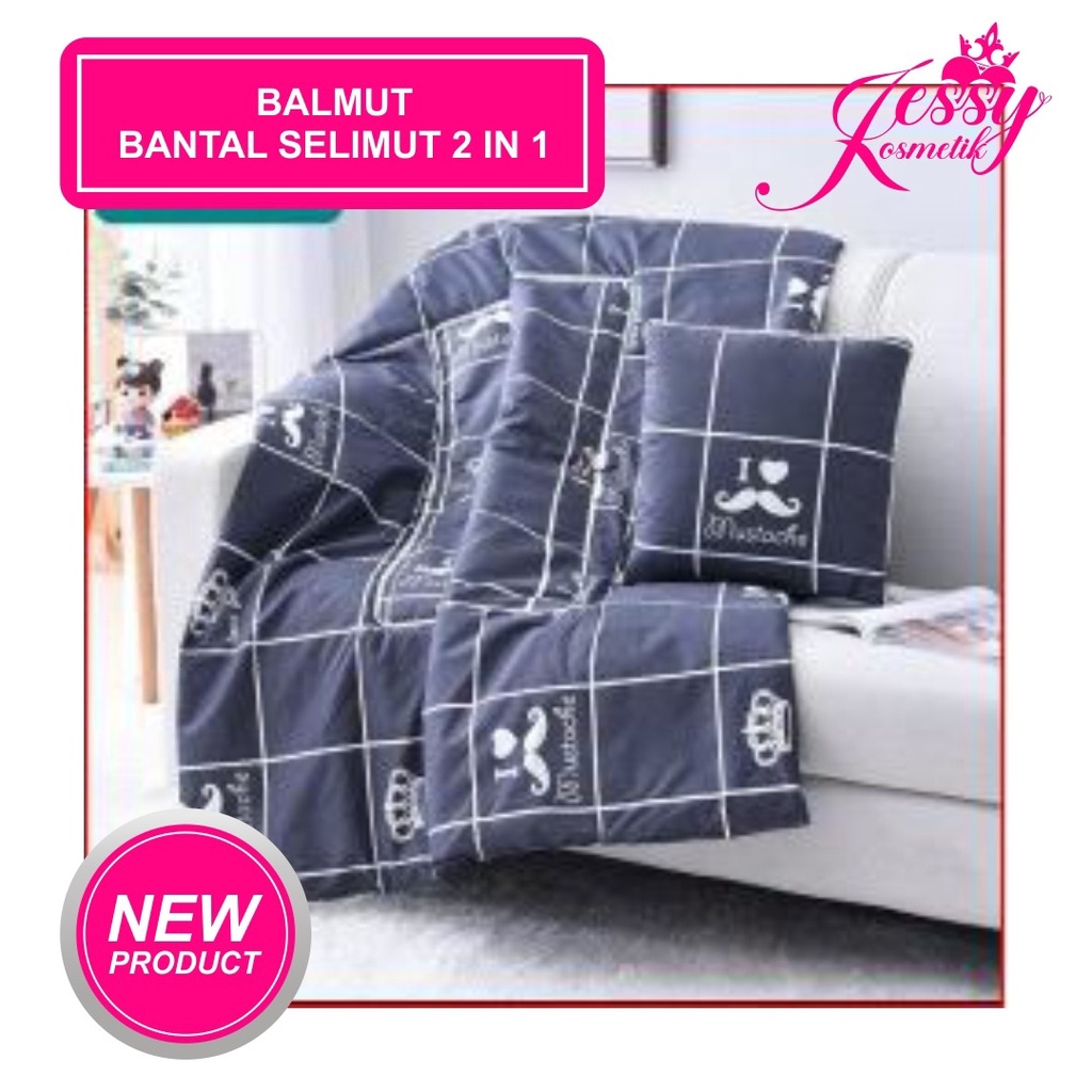 Jual [1000gr] Balmut 2in1 bisa jadi selimut dilipat jadi bantal BALMUT ...
