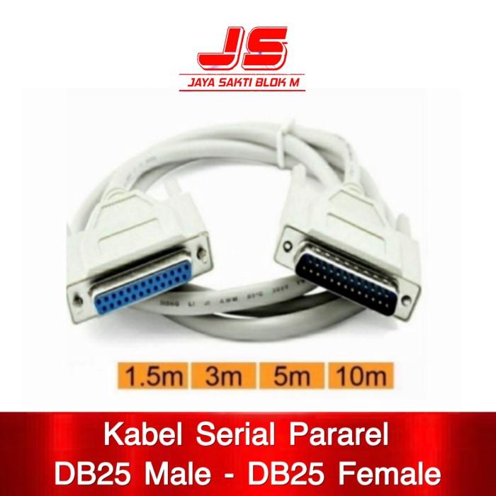 Jual Kabel Pararel Printer 25 Pin Cable Lpt Db25 Male To Db25 Female ...