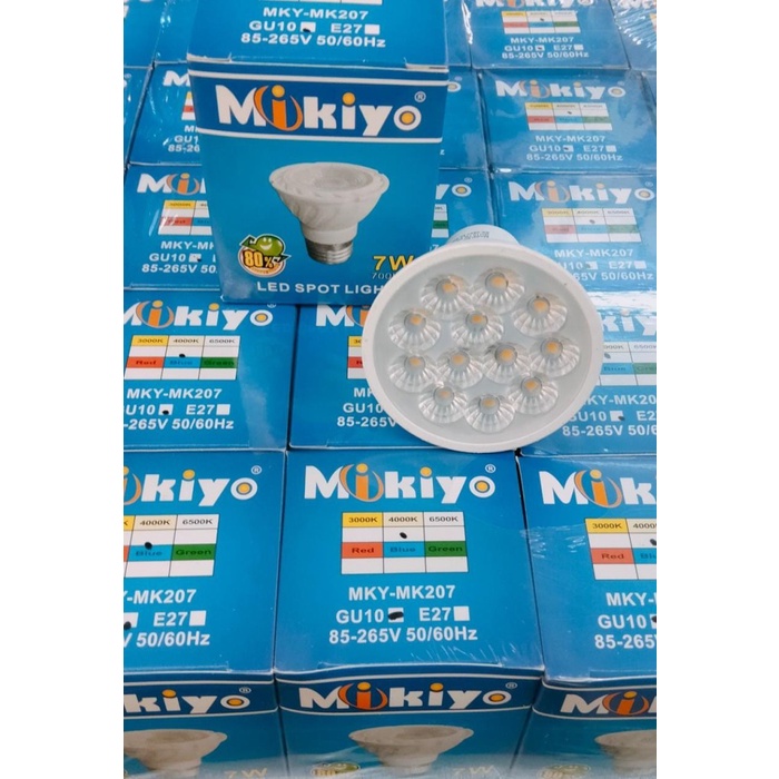 Jual Lampu led GU10 7w Mikiyo - WARM WHITE | Shopee Indonesia