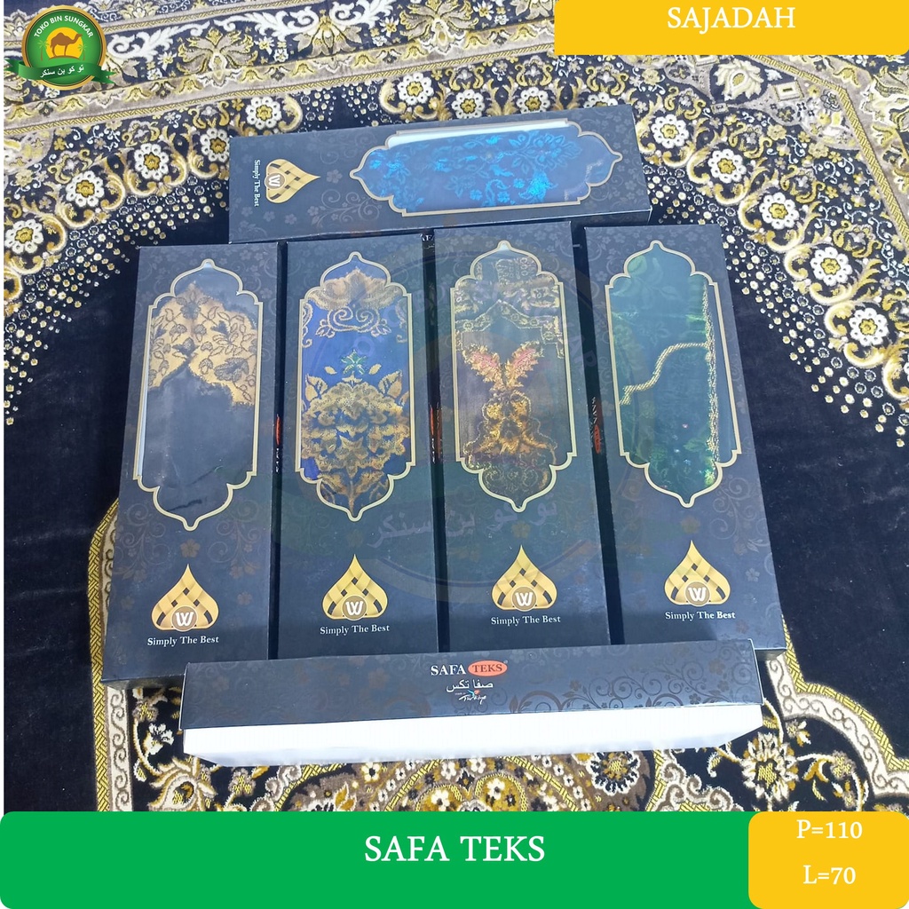 Jual Sajadah SafaTeks Ultra Premium Hight Quality | Shopee Indonesia