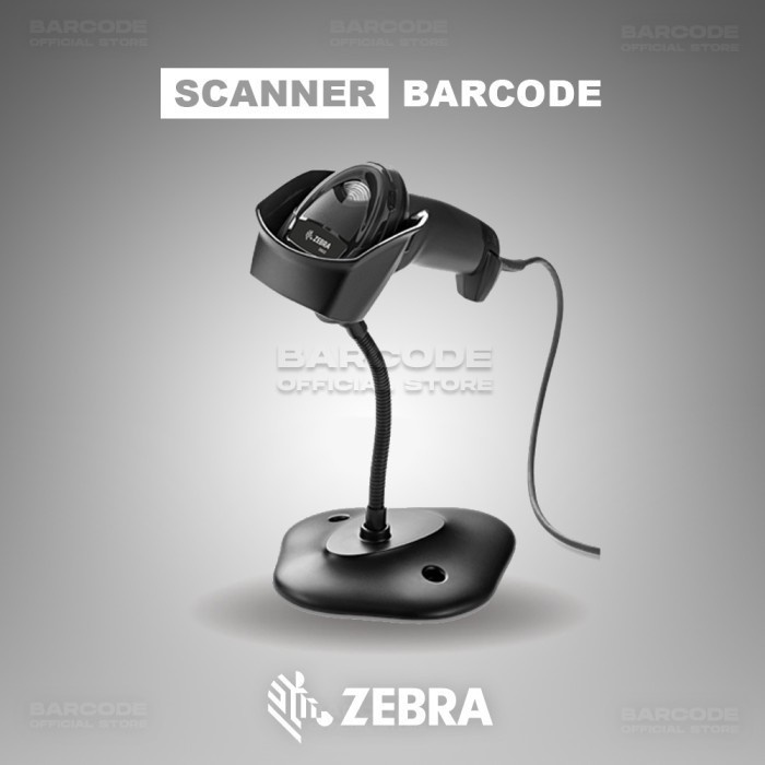 Jual Zebra DS2208 Scanner DS-2208 Imager 2D Barcode QR Code Serial RS ...