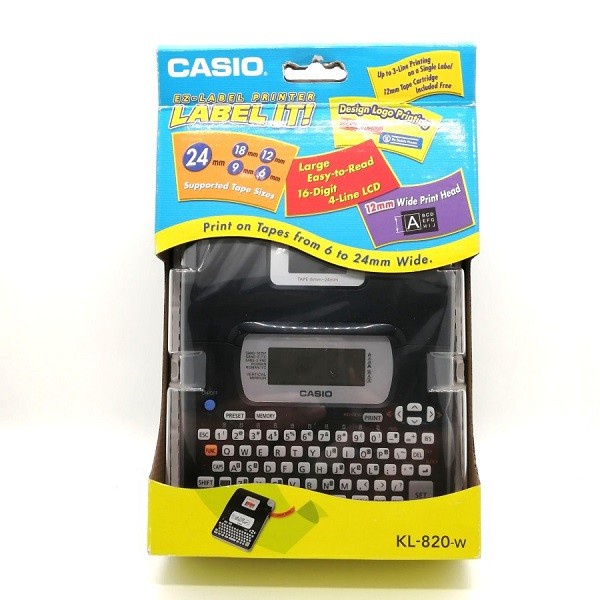 Jual Casio Kl 820 W label printer original casio mesin label printer | Shopee Indonesia