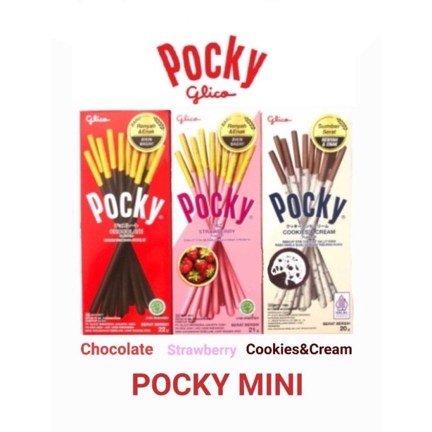 Jual Pocky Mini / Pocky Pack / Pocky /Glico Pocky / Pocky Strawberry ...