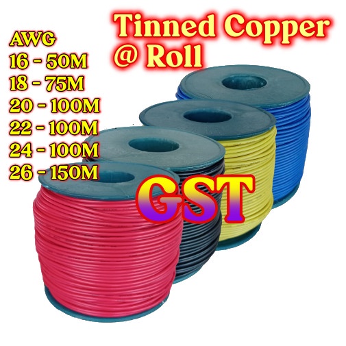 Jual Kabel Awg16 Awg18 Awg20 Awg22 Awg24 Awg26 Awg 16 18 20 22 24 26 ...