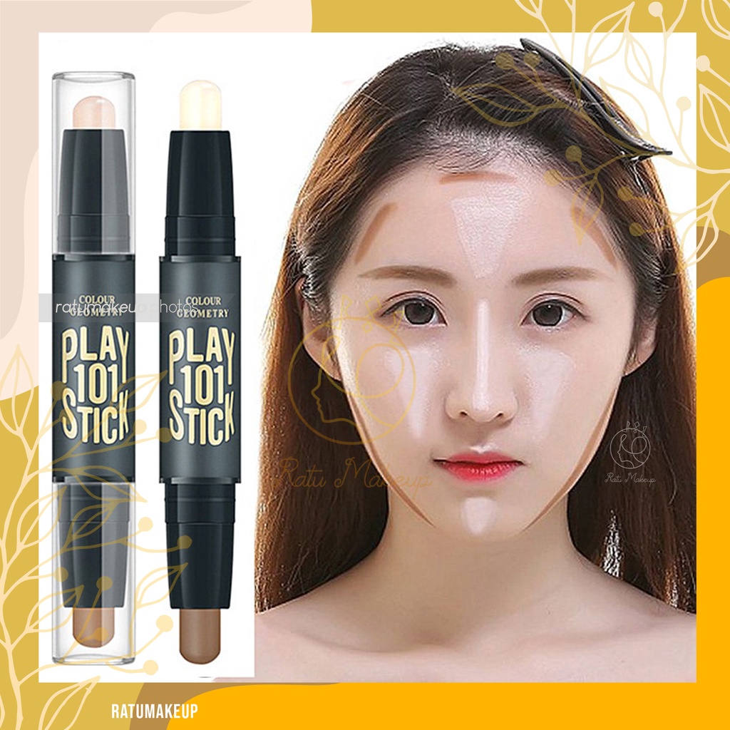 Jual Contour Face Stick 2in1 IMAGES LAMEILA Concealer Stick dan ...