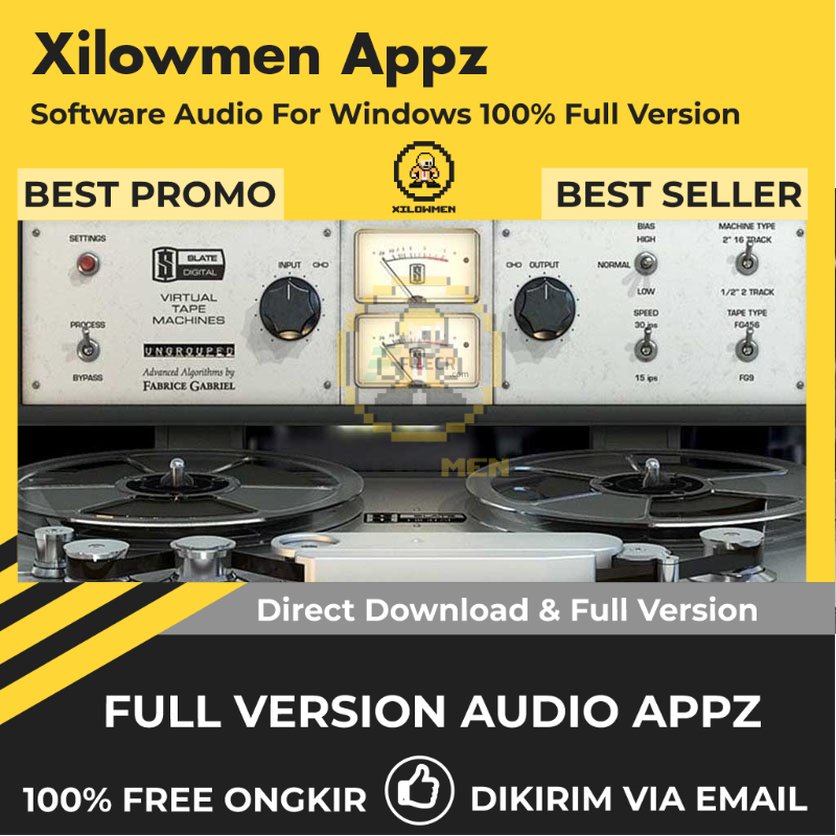 Jual Slate Virtual Tape Machines Pro Audio WIN OS - Simulasi tape ...