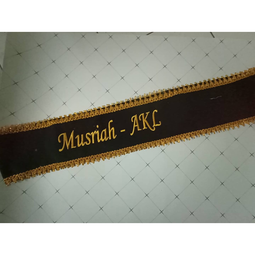 Jual (1 HARI KIRIM )Selempang RENDA Wisuda untuk ANAK TK-SD 150 cmn ...