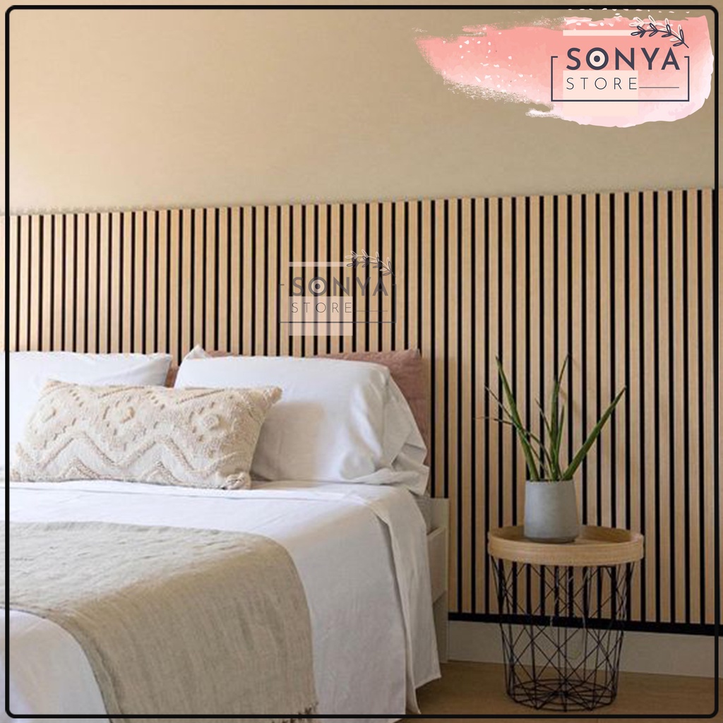 Jual SLAT WALL - WALL PANEL - LIST DINDING - DEKORASI - WALL MOULDING ...
