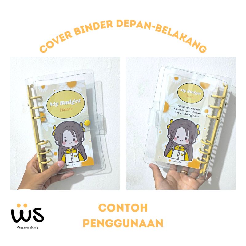 Jual COVER BINDER DEPAN-BELAKANG UNTUK BINDER A5 6 HOLE DAN 20 HOLE ...