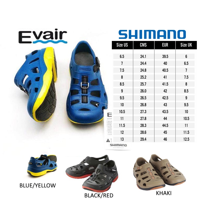 Jual Shimano Evair Marine Fishing Shoes Sepatu Sendal Mancing | Shopee ...