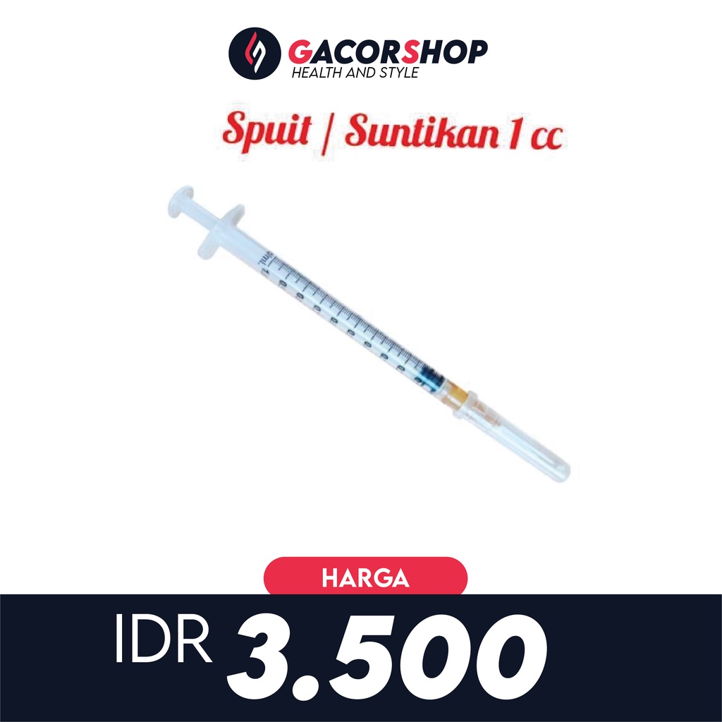 Jual Syringe Suntikan 1 ml cc - Suntikan Jarum Obat Vaksin Kucing ...