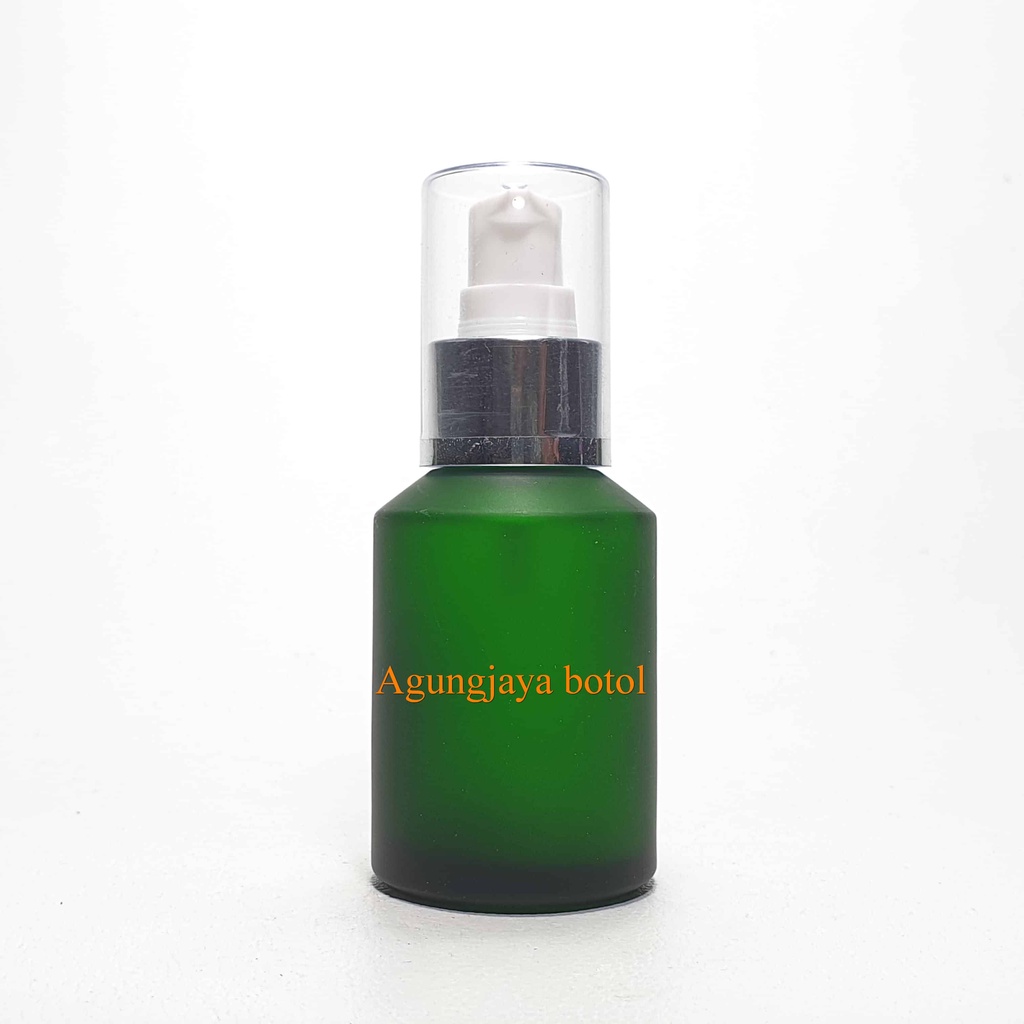 Jual Botol Kaca GD 60 Ml Hijau Frosted Tutup Pump Treatment / Botol ... Jual Botol Kaca GD 60 Ml Hijau Frosted Tutup Pump Treatment / Botol ...