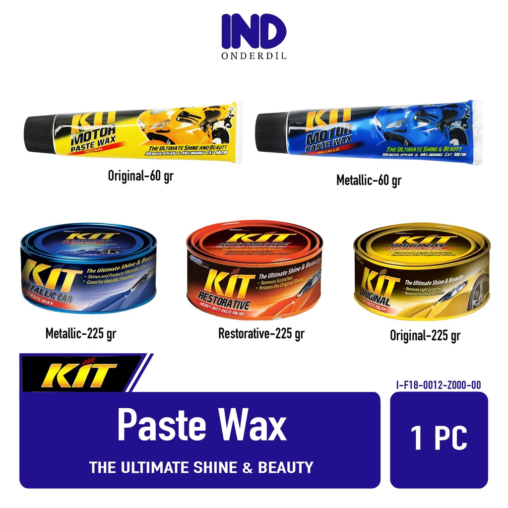 Jual Paste Wax Merk Kit Original Metallic Restorative 60 225 Gram-gr ...
