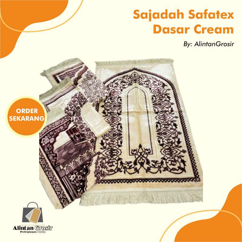 Jual (COD) Sajadah Safatex Perak Turki Sajadah Seserahan Premium ...