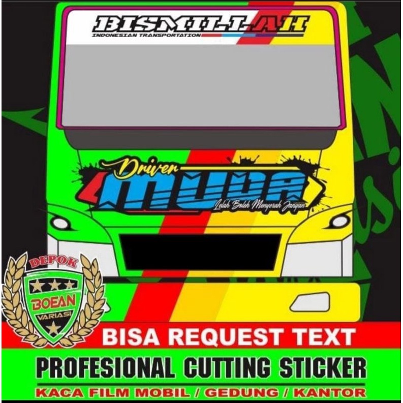 Jual Cutting sticker driver muda buat kabin truck L300 futura granmax ...