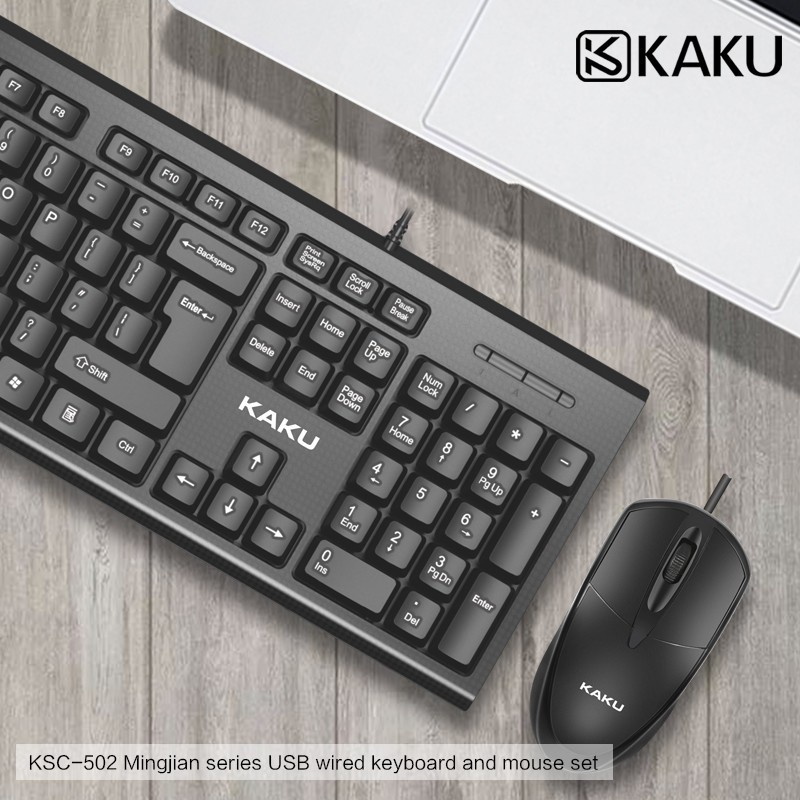 Jual KEYBOARD Kaku KSC502 Keyboard Mouse USB Wired Combo Kantoran ...