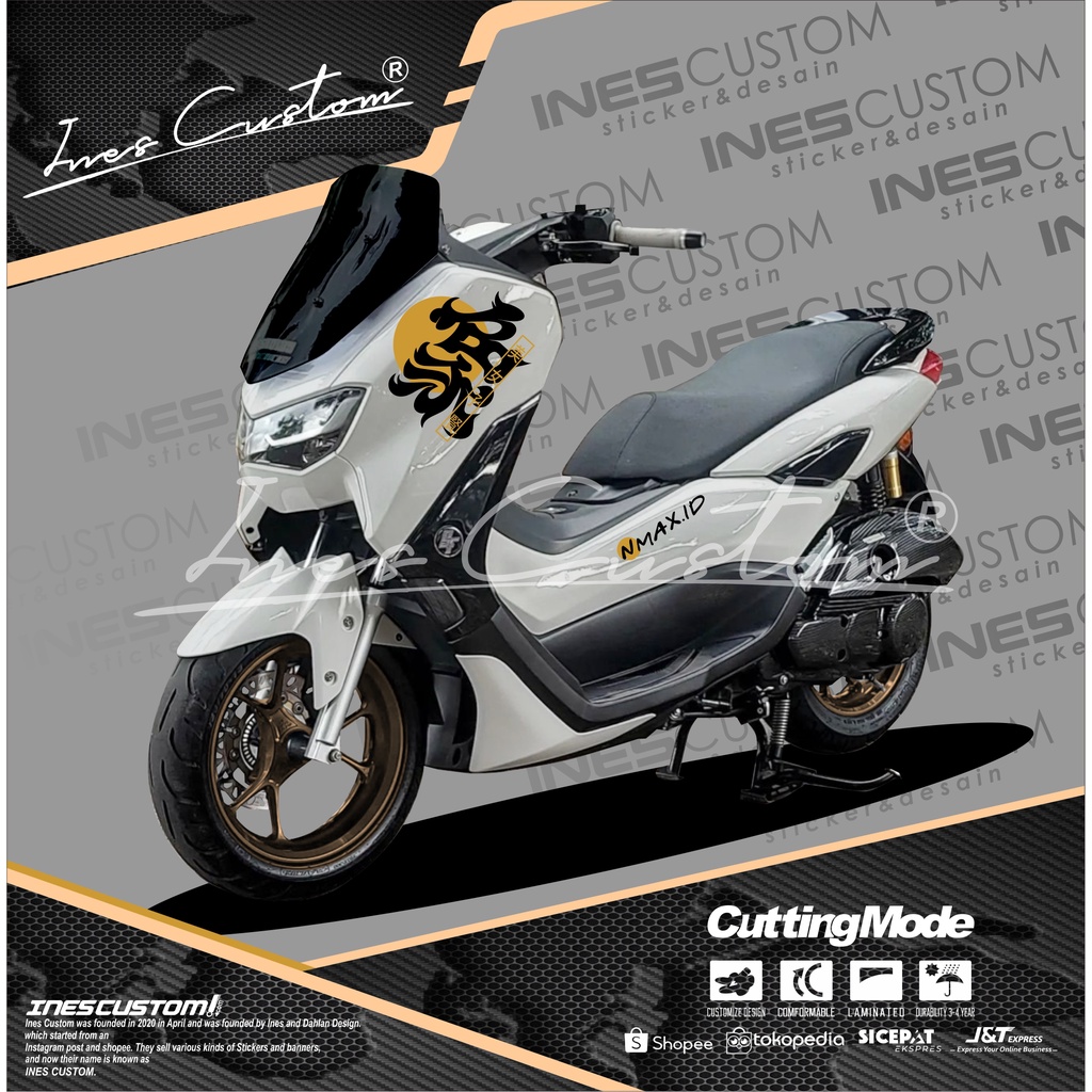 Jual Cutting Nmax stiker nmax jepang sunmori | Shopee Indonesia