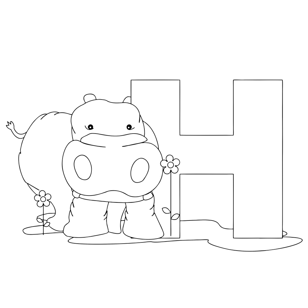 Jual Gambar Sketsa Mewarnai ~ ABJAD - ALPHABET/ Seketsa Lukis / Drawing ...