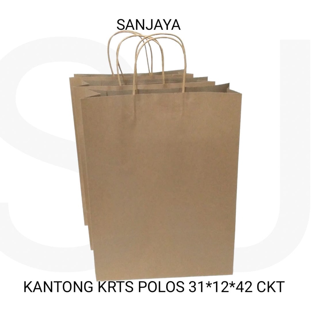 Jual [12 Pcs] Paper Bag / Tote Bag / Shopping Bag / Hand Bag Kertas ...