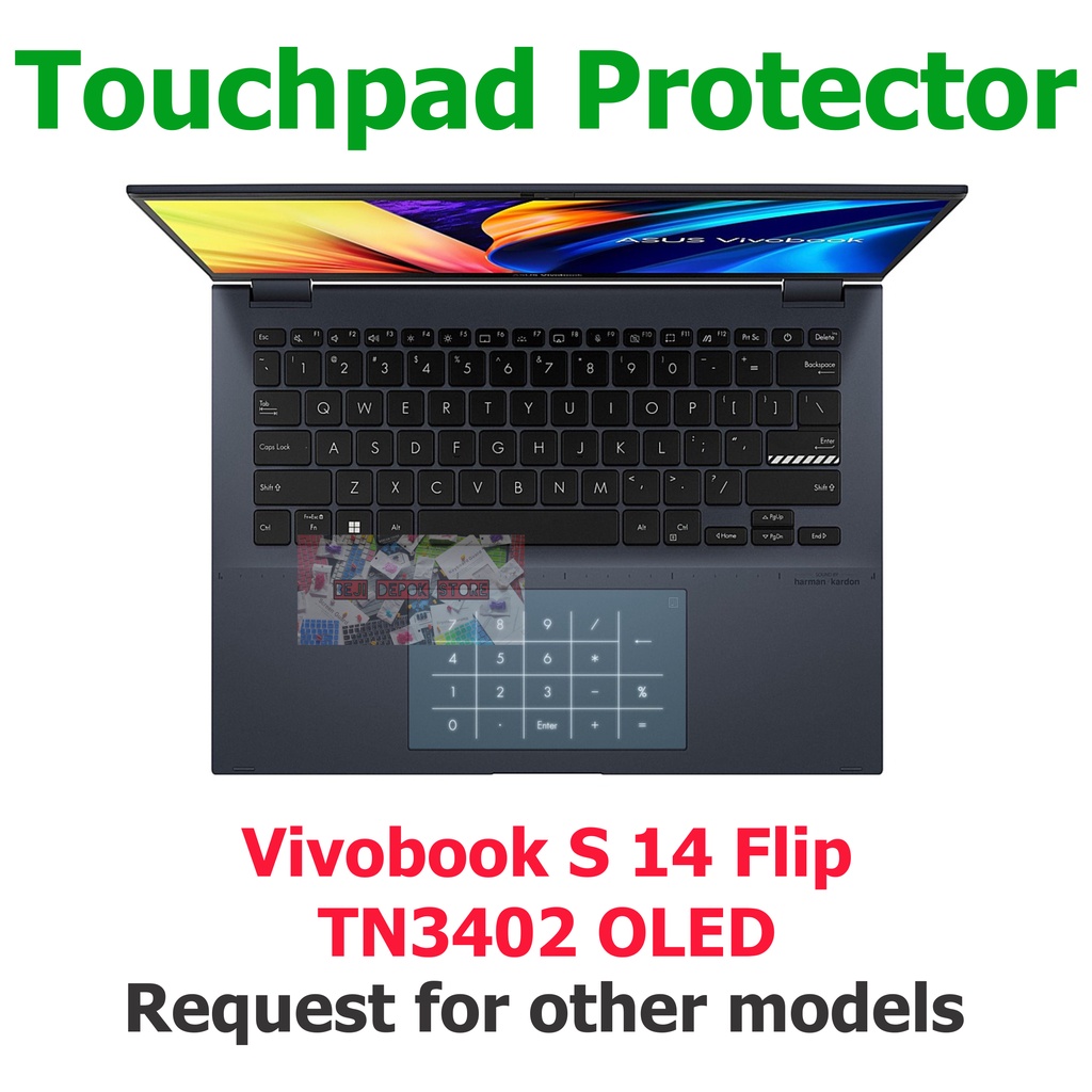 Jual Touchpad Trackpad Protector Asus Vivobook S 14 TN3402 Flip OLED ...