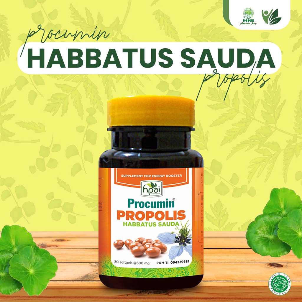 Jual Procumin Propolis Habbatussauda HNI HPAI | Shopee Indonesia