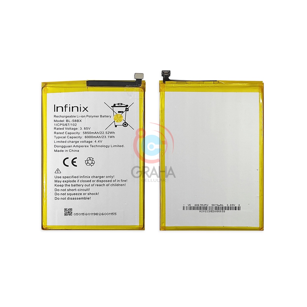 Jual BATERAI / BATTERY / BATRE INFINIX HOT 9 PLAY / X680 / HOT 10 PLAY ...