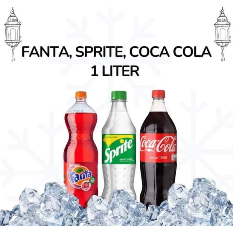 Jual Fanta Sprite Coca Cola 1 Liter | Shopee Indonesia