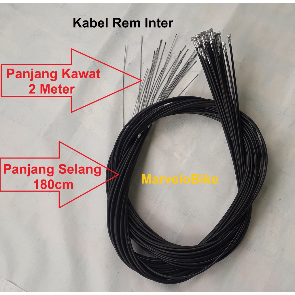 Jual Kabel Rem Sepeda Lipat MTB Fixie Balap RoadBike Inter Panjang 2 ...