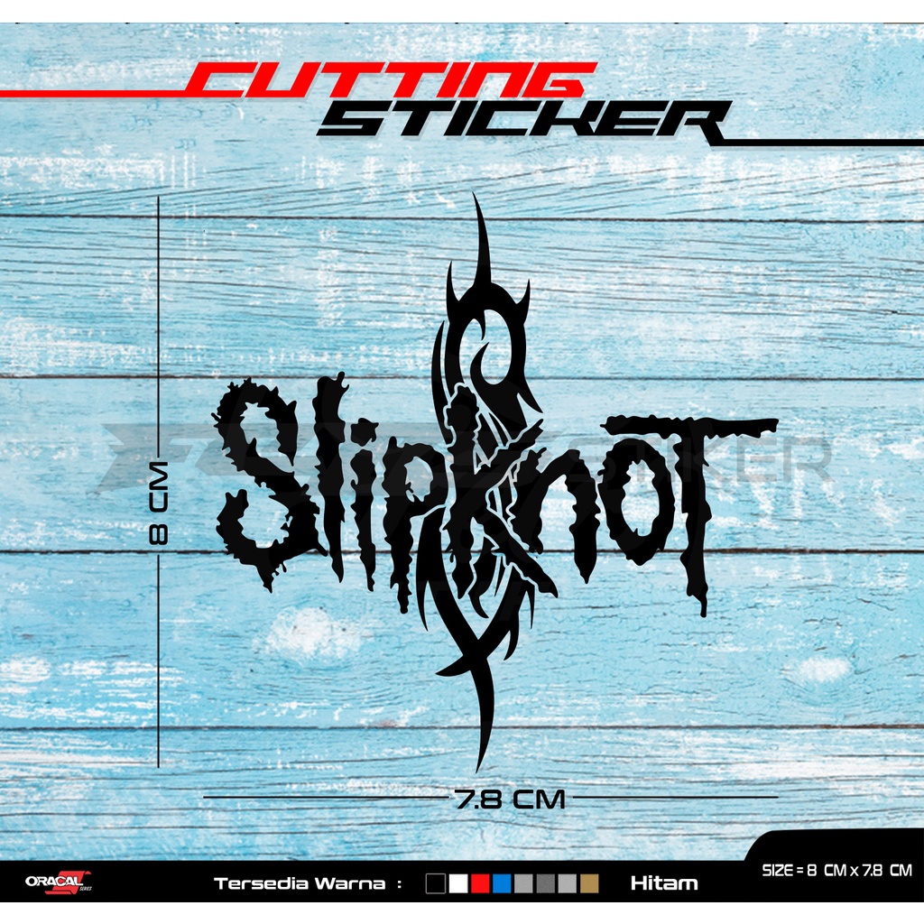 Jual Cutting Sticker Slipknot Band Logo | Stiker Cutting Band Slipknot ...