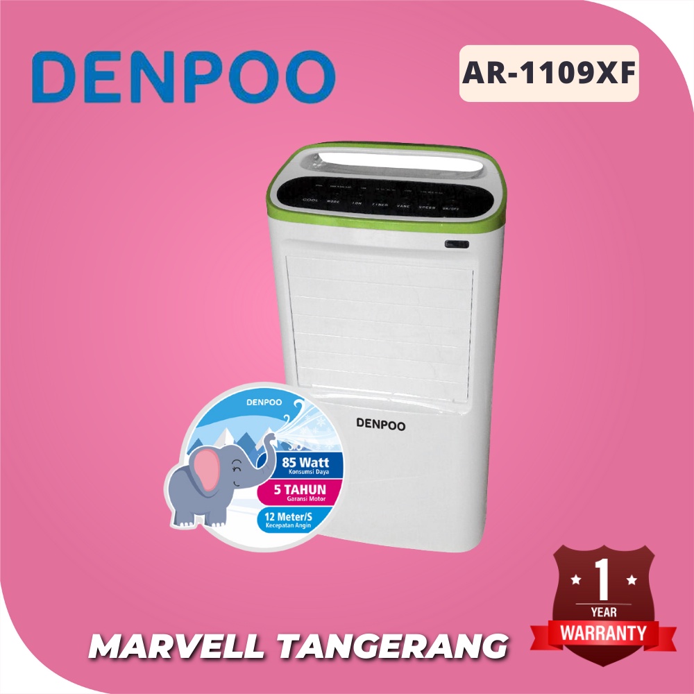Jual AC PORTABLE DENPOO AR-1109 XF PENYEJUK PENDINGIN RUANGAN 8,5 LITER ...