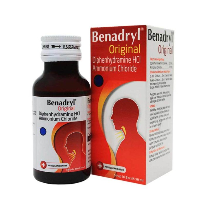 Jual BENADRYL ORIGINAL DH AC 50ML | Shopee Indonesia